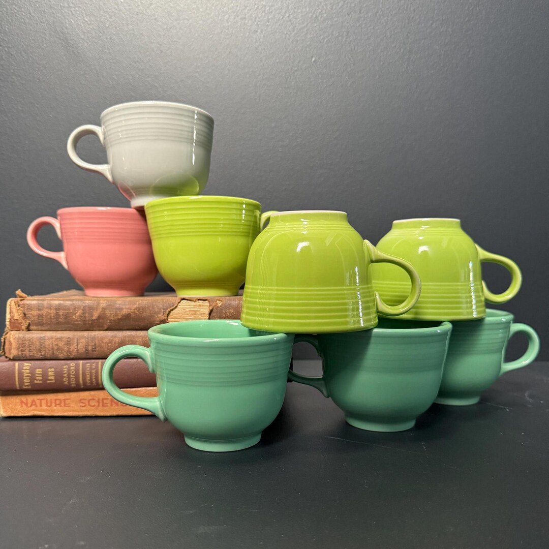 Fiestaware Flat Cup - Various Colors - Etsy