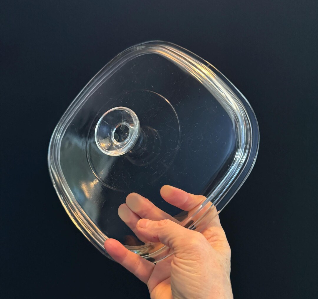 Corningware Replacement Lid Clear Glass Square Lid PYREX A-9-C - Etsy