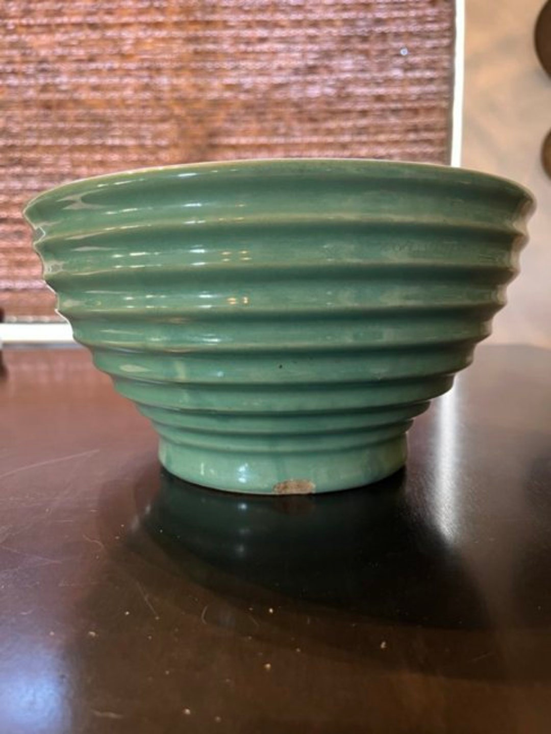 Vintage Green Bee Hive Bowl - Etsy