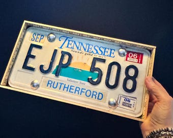 State of California - License Plate Tray "4pnh54i" - Handmade - Etsy