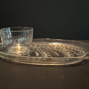 Homestead Snack Set by Federal Glass - Set of Four - Etsy