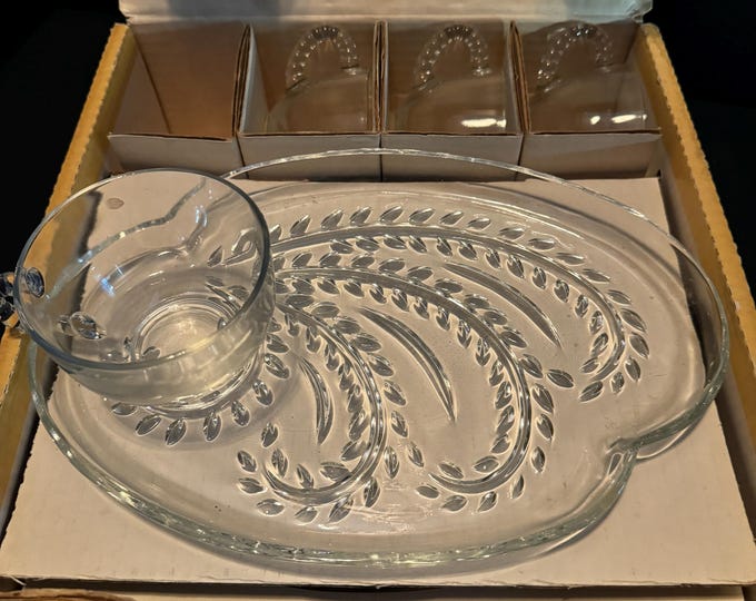 Homestead Snack Set by Federal Glass in Original Packaging - Set of ...