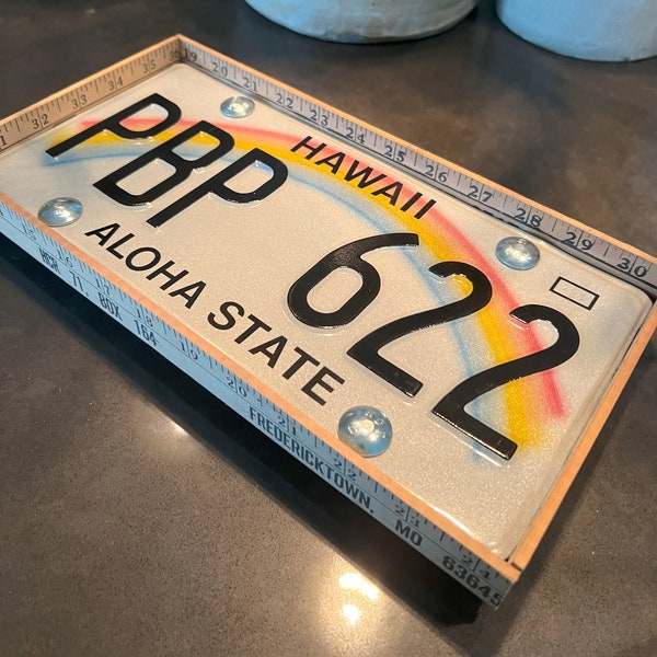 Upcycled License Plates - Etsy