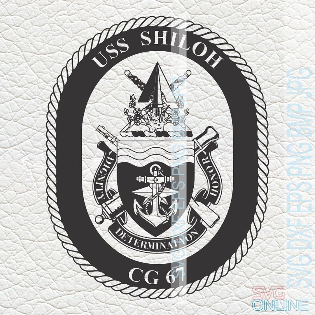 USS SHILOH CG 67 Svg Dxf Png Clipart Vector Cricut Cut Cutting - Etsy
