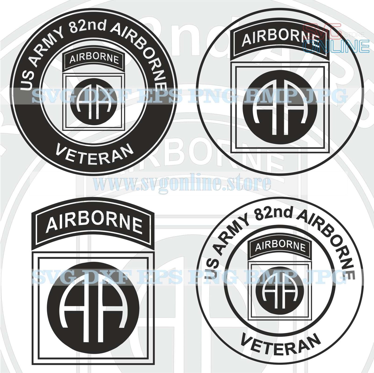 82nd Airborne, SVG, Vector, Cricut - Etsy