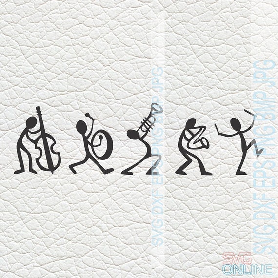 Musicians SVG Dxf Png Clipart Vector Cricut Cut Cutting Cnc | Etsy