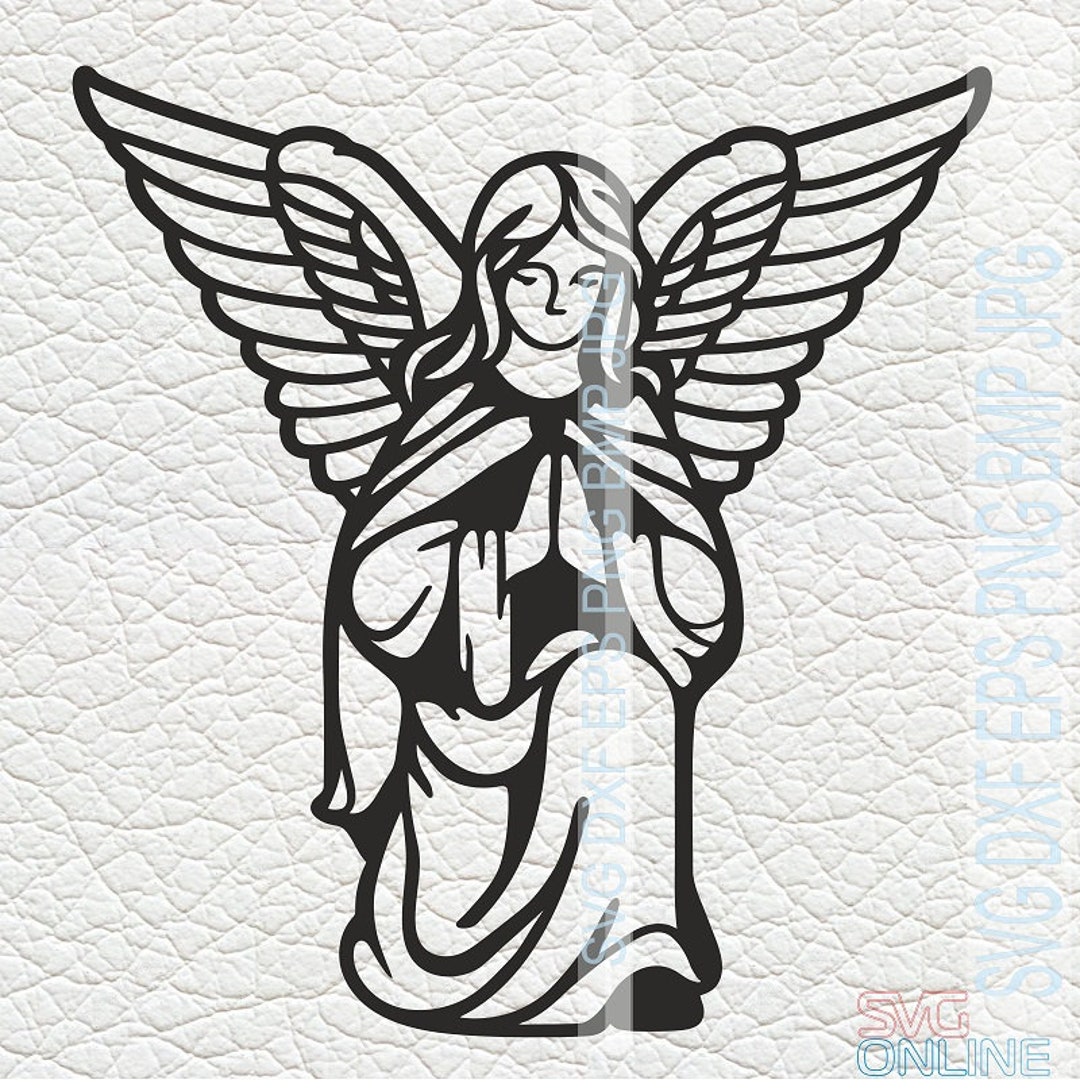Angel SVG Dxf Png Clipart Vector Cricut Cut Cutting Cnc - Etsy