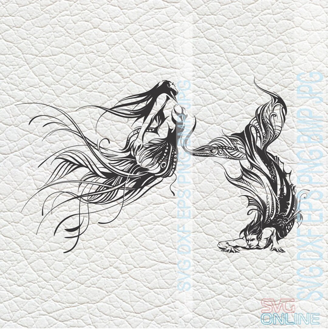 Man and Woman SVG Dxf Png Clipart Vector Cricut Cut Cutting Cnc - Etsy