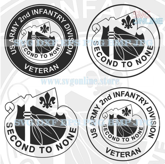 US Army 2nd Infantry Division SVG Dxf Png Clipart Vector | Etsy