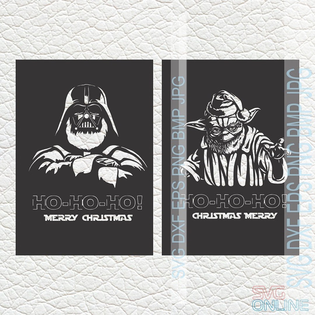 Star Wars, Merry Christmas, SVG Dxf Png Clipart Vector Cricut Cut ...