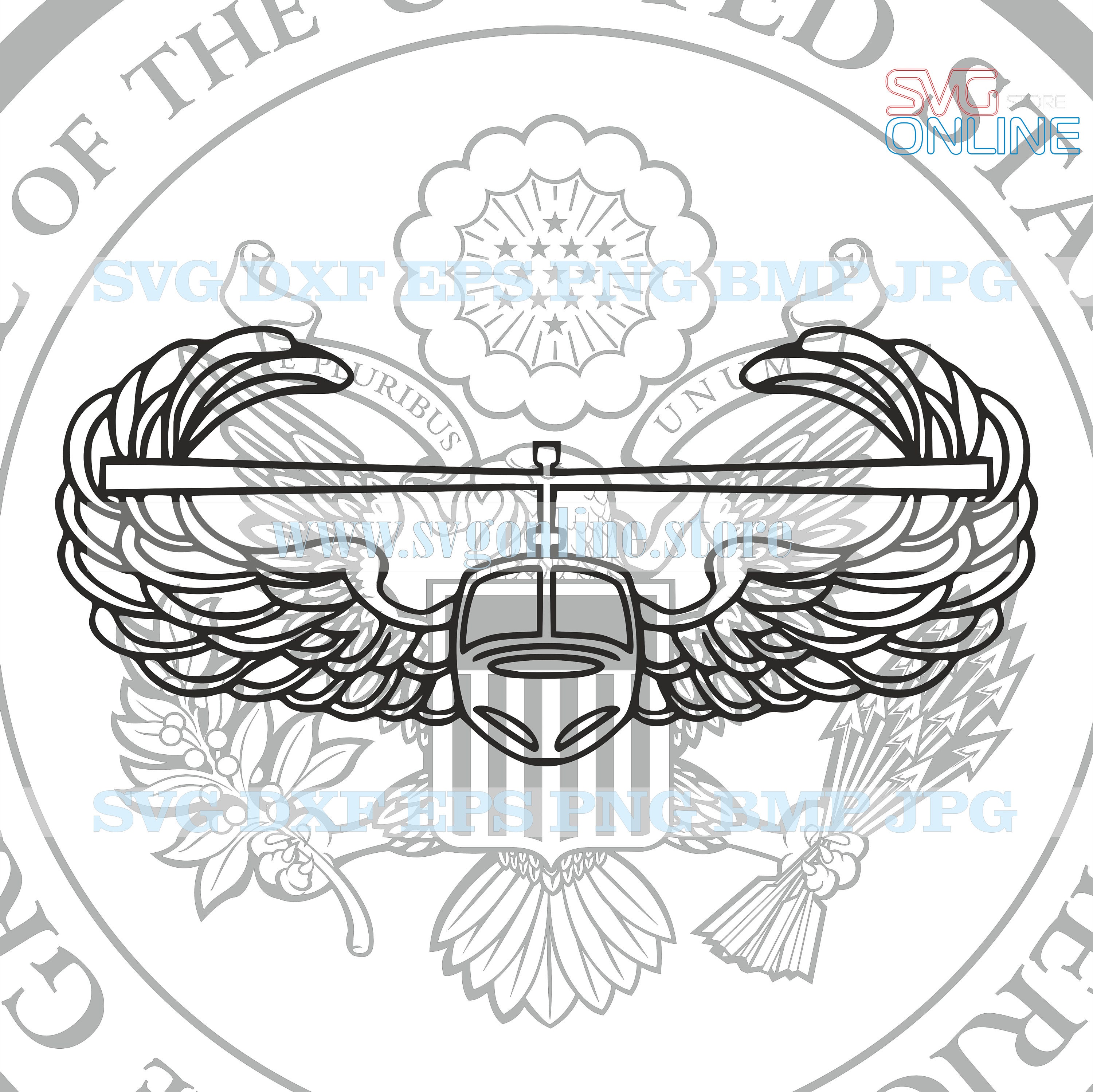 Us Army Air Assault Wings SVG dxf png clipart vector cricut - Etsy France