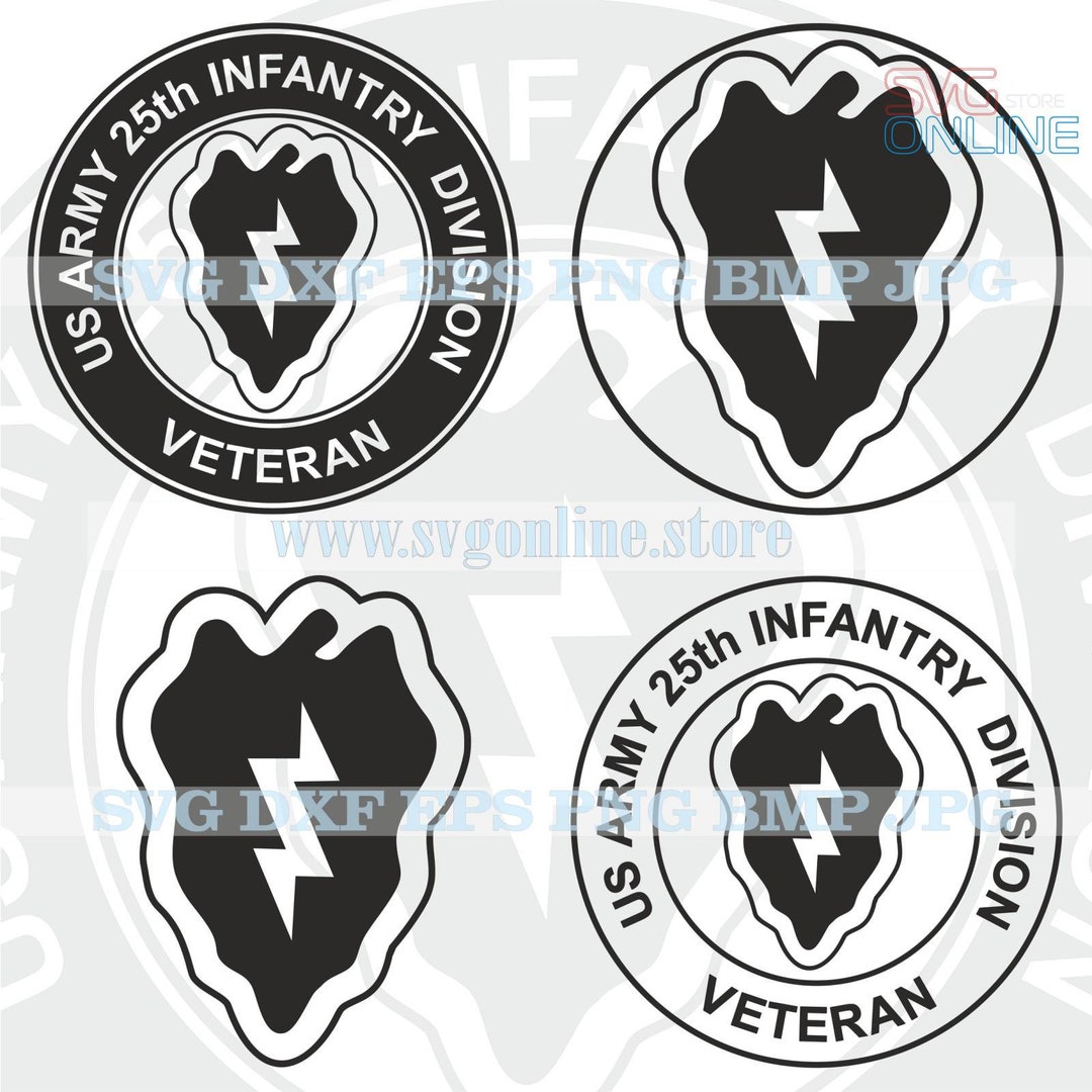 25th Infantry Division SVG Vector Cricut - Etsy UK
