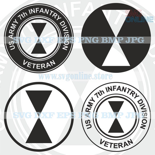 7th Infantry Division Svg - Etsy