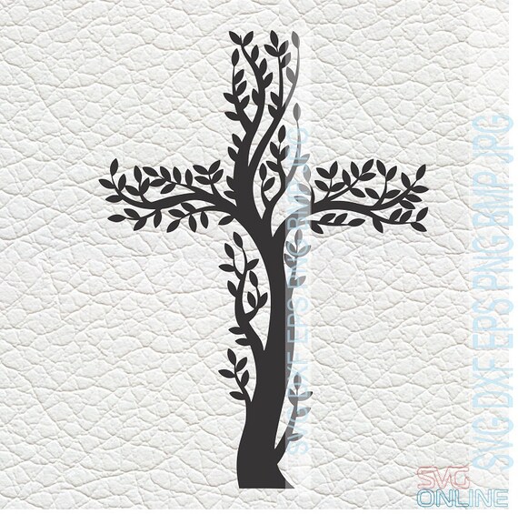 Cross Tree SVG Dxf Png Clipart Vector Cricut Cut Cutting Cnc | Etsy
