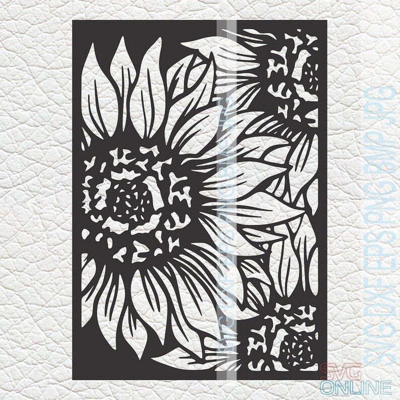 Sunflowers SVG Dxf Png Clipart Vector Cricut Cut Cutting Cnc - Etsy