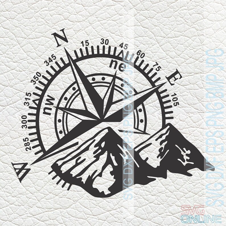 Compass SVG Dxf Png Clipart Vector Cricut Cut Cutting Cnc - Etsy