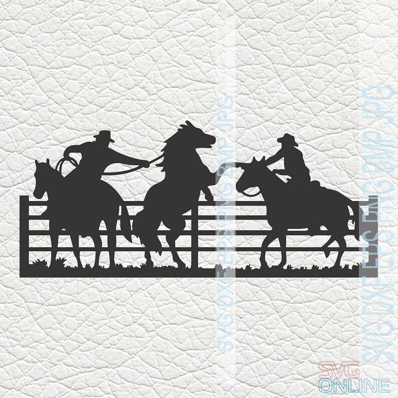 Vaquero SVG dxf png clipart vector cricut corte cnc - Etsy México