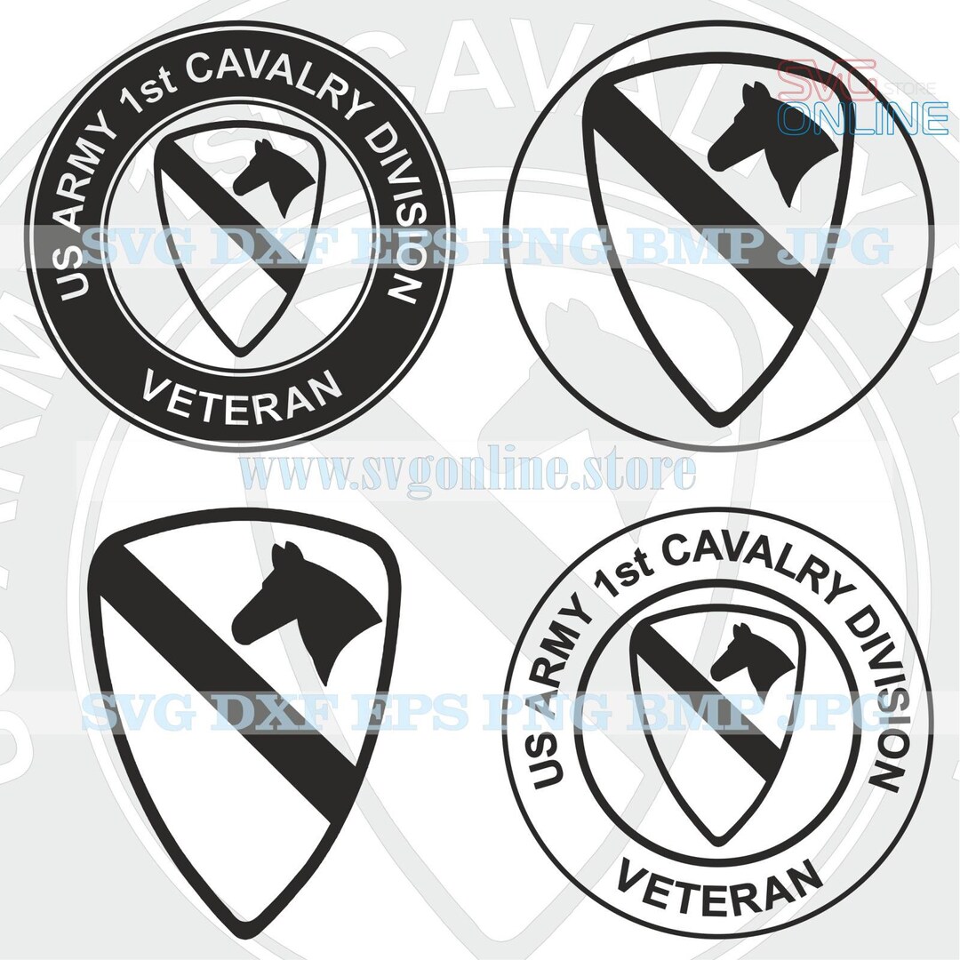 1st Cavalry Division, SVG, Dxf, - Etsy