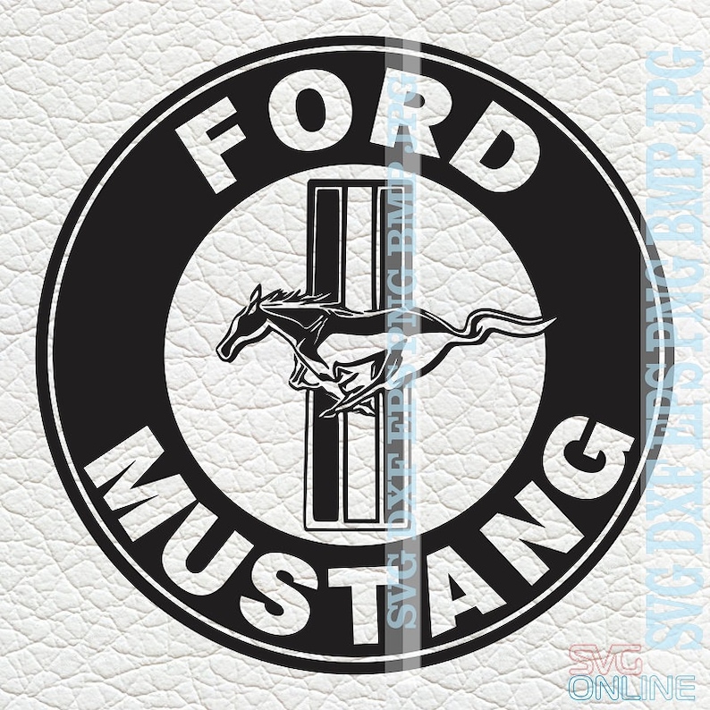 Ford Mustang SVG Dxf Png Clipart Vector Cricut Cut Cutting Cnc - Etsy ...