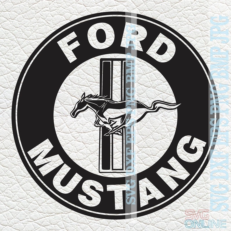 Ford Mustang SVG dxf png clipart vector cricut cut cutting cnc - Etsy ...