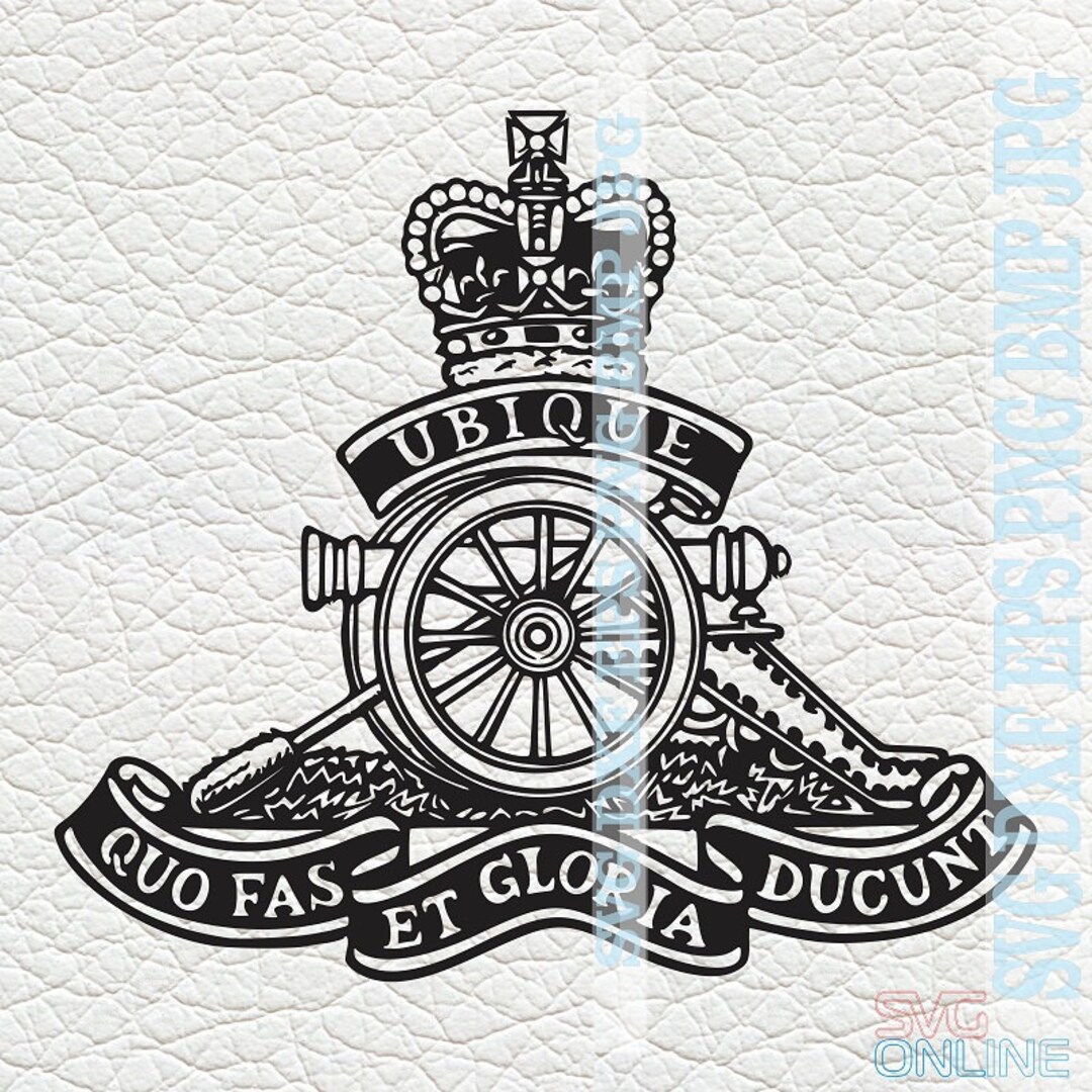 Royal Regiment of Canadian Artillery SVG Dxf Png Clipart Vector Cricut ...