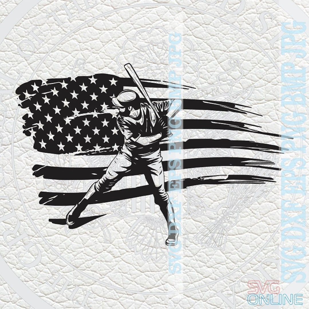 Baseball Player SVG Dxf Png Clipart Vector Cricut Cut Cutting Cnc - Etsy