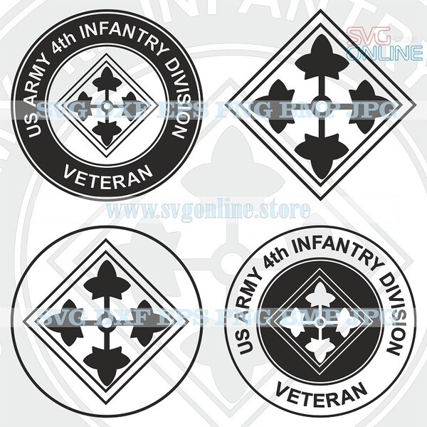 4th Infantry - Etsy