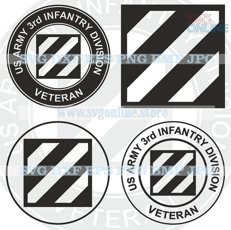3d Infantry Division SVG Vector Cricut - Etsy