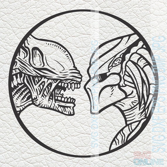 Predators SVG Dxf Png Clipart Vector Cricut Cut Cutting Cnc - Etsy