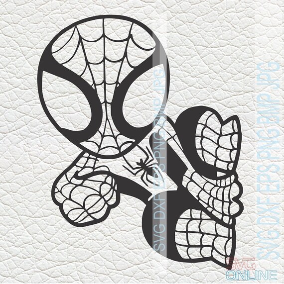 Spiderman SVG Dxf Png Clipart Vector Cricut Cut Cutting Cnc | Etsy Canada