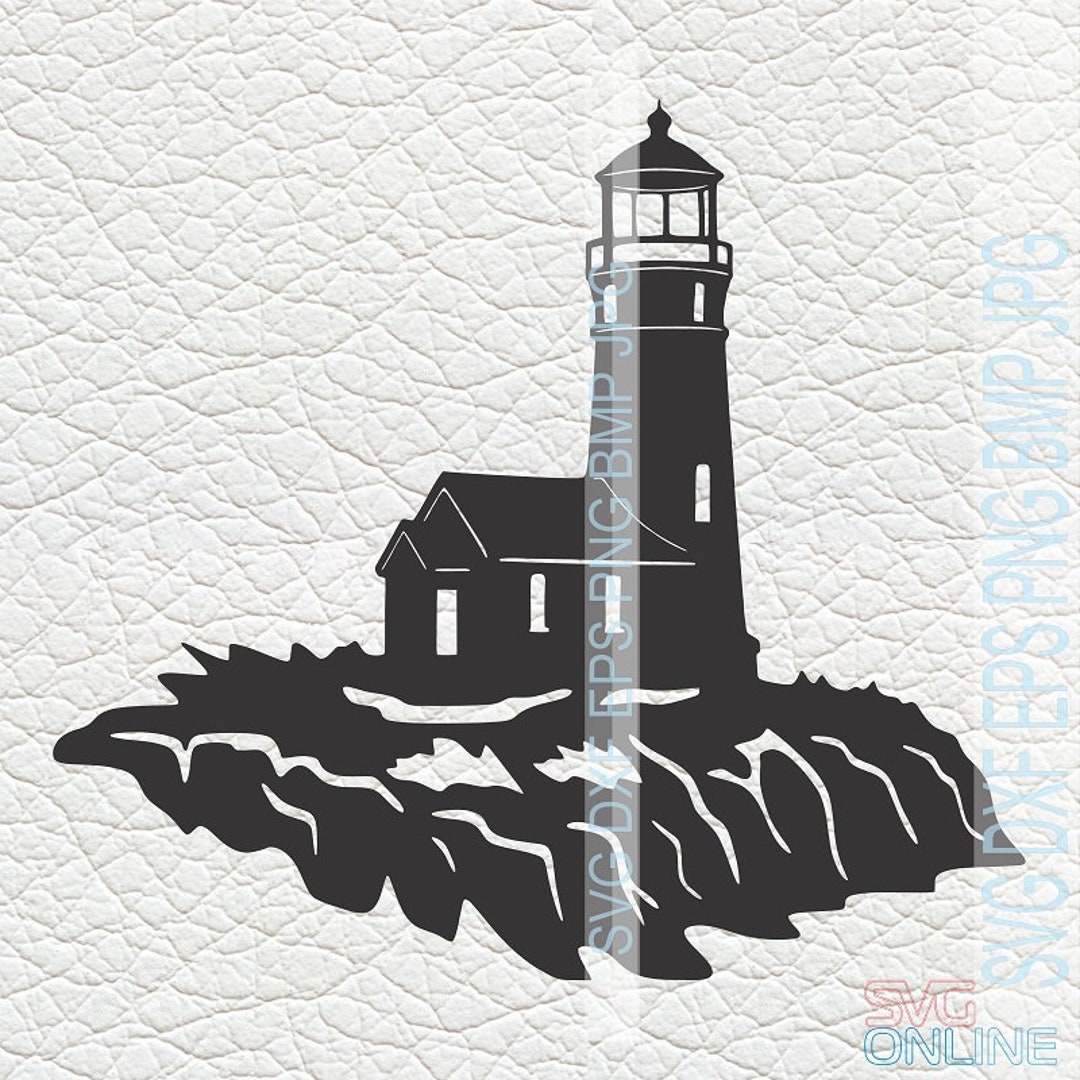 Lighthouse SVG Dxf Png Clipart Vector Cricut Cut Cutting Cnc - Etsy