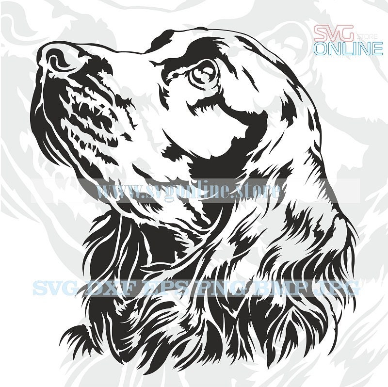 Cocker spaniel SVG dxf png clipart vector cricut cut cutting | Etsy