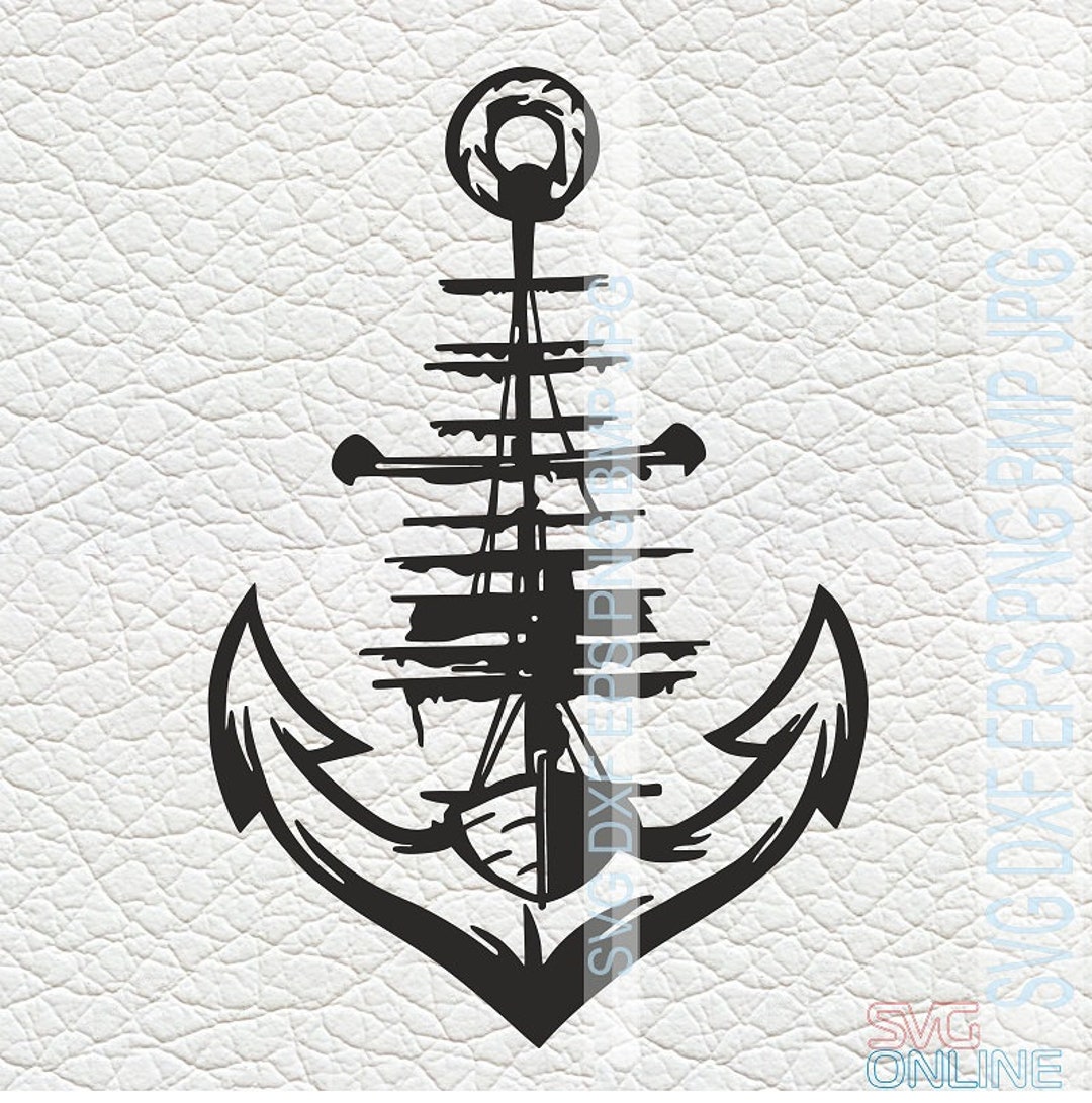 Anchor SVG Dxf Png Clipart Vector Cricut Cut Cutting Cnc - Etsy