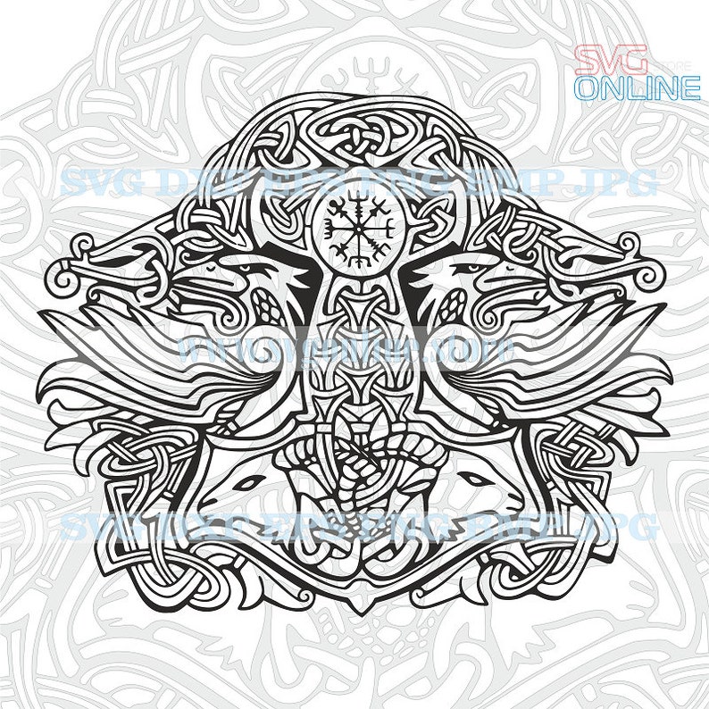 Celtic Decoration SVG Dxf Png Clipart Vector Cricut Cut - Etsy