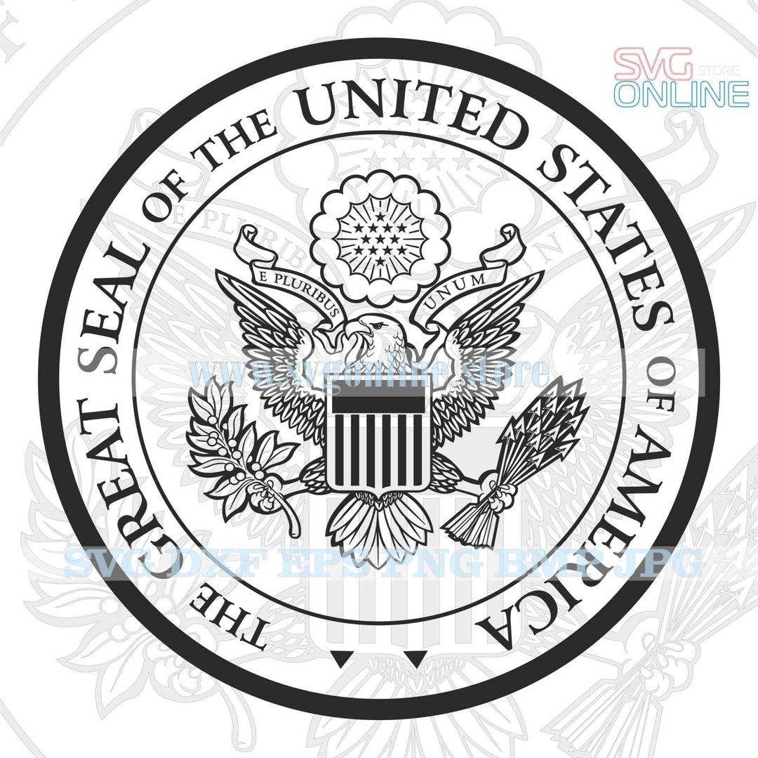 The Great Seal SVG Dxf Png Clipart Vector Cricut Cut Cutting Cnc - Etsy ...