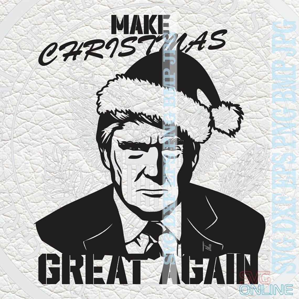 Trump Santa SVG Dxf Png Clipart Vector Cricut Cut Cutting Cnc | Etsy