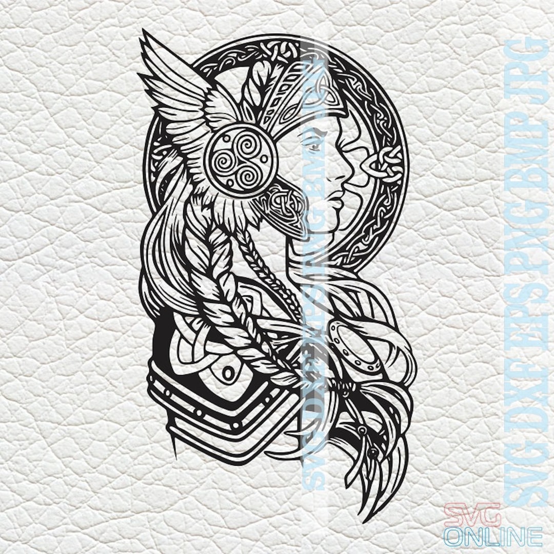 VALKYRIE SVG Dxf Png Clipart Vector Cricut Cut Cutting Cnc - Etsy