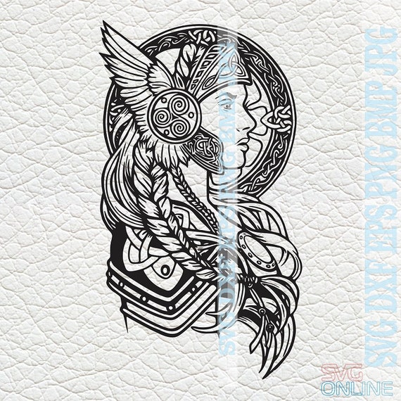 VALKYRIE SVG Dxf Png Clipart Vector Cricut Cut Cutting Cnc - Etsy Australia