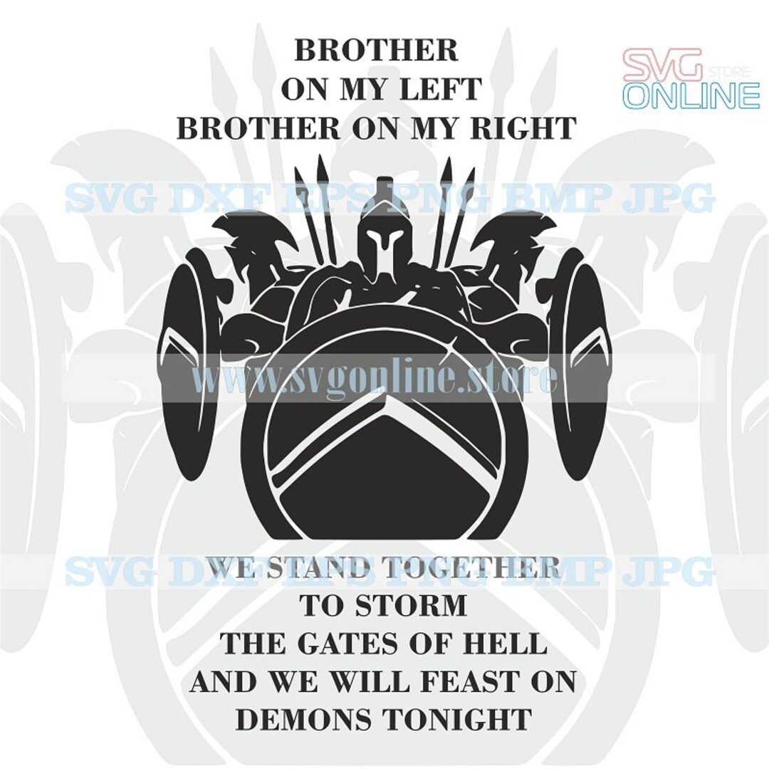 Military Brotherhood SVG Dxf Png Clipart Vector Cricut Cut Cutting Cnc ...