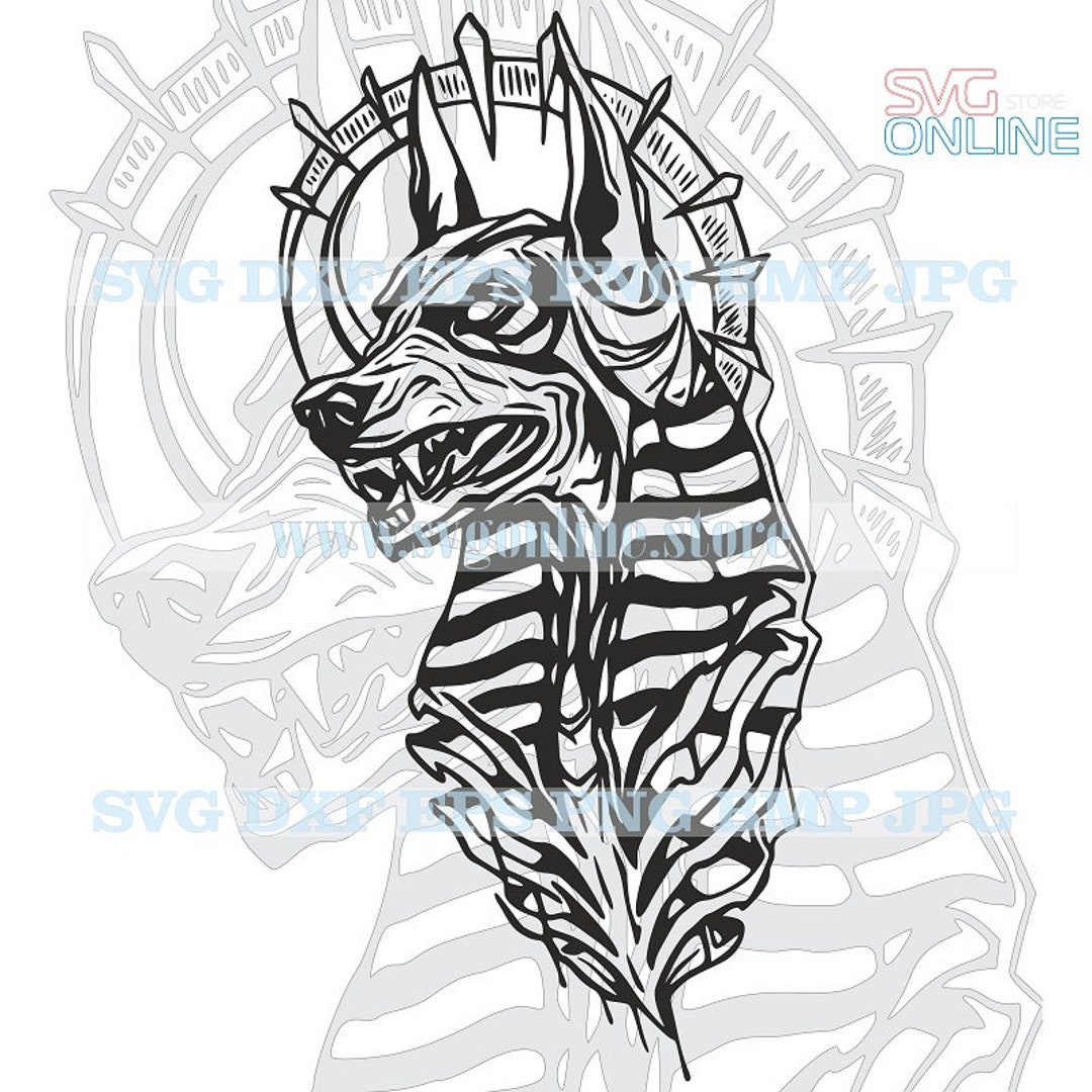 Anubis SVG Dxf Png Clipart Vector Cricut Cut Cutting Cnc - Etsy