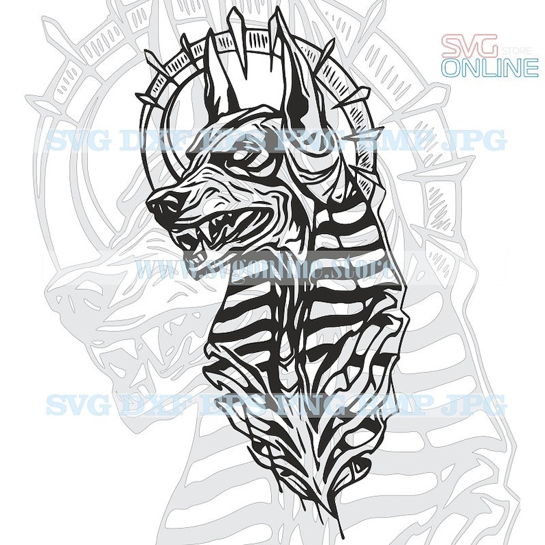 Anubis SVG Dxf Png Clipart Vector Cricut Cut Cutting Cnc - Etsy