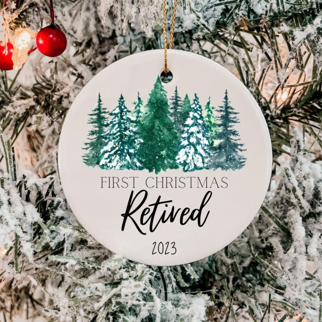 First Christmas Retired Ornament, Retirement Gift, Christmas Retirement ...