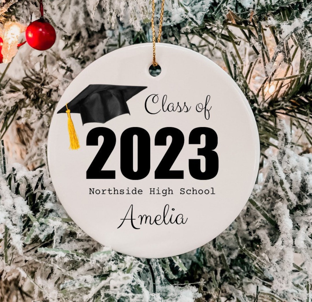 Class of 2023 Graduation Ornament, Personalized Graduation Ornament for ...
