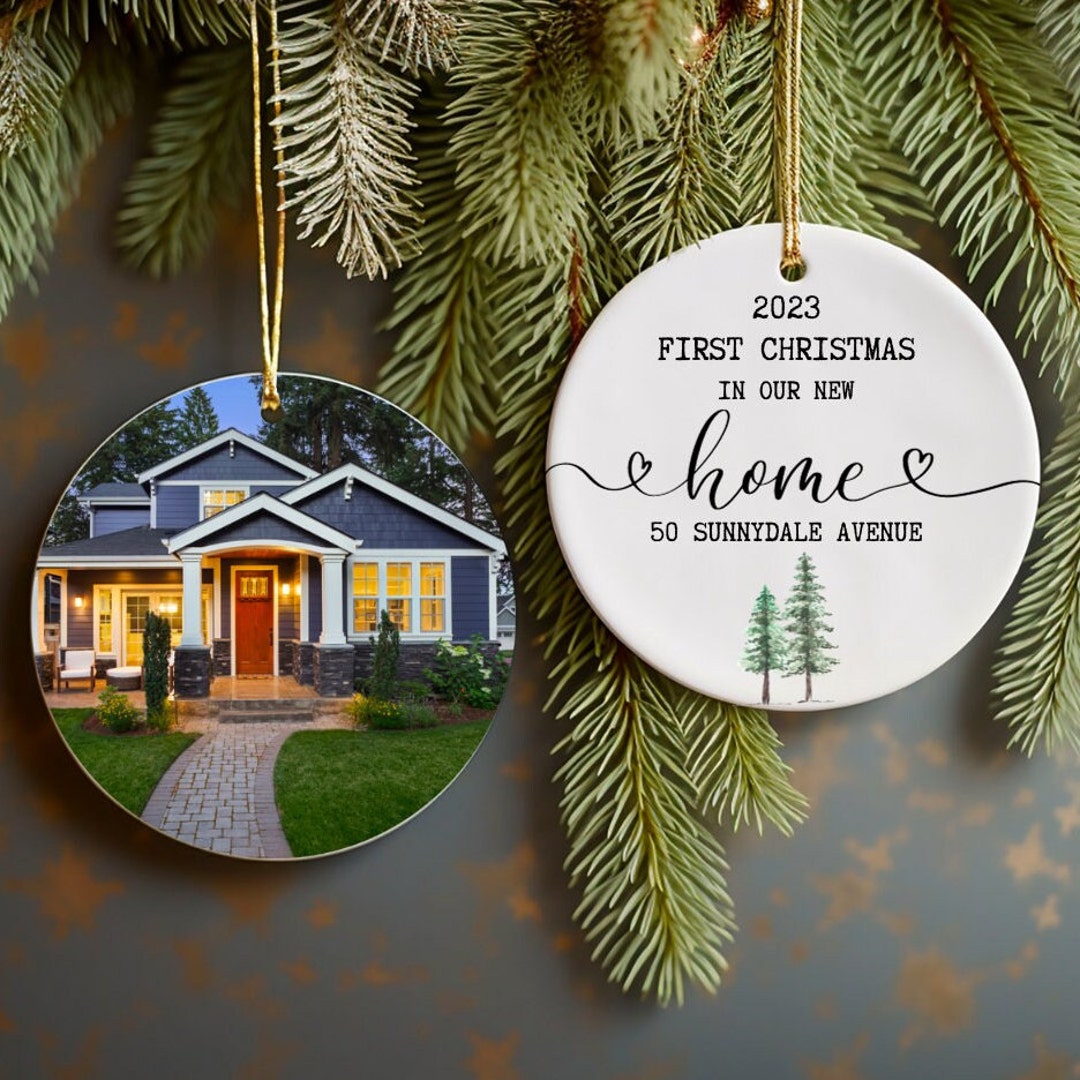 First Christmas in Our New Home Ornament, Custom New Home Ornament ...