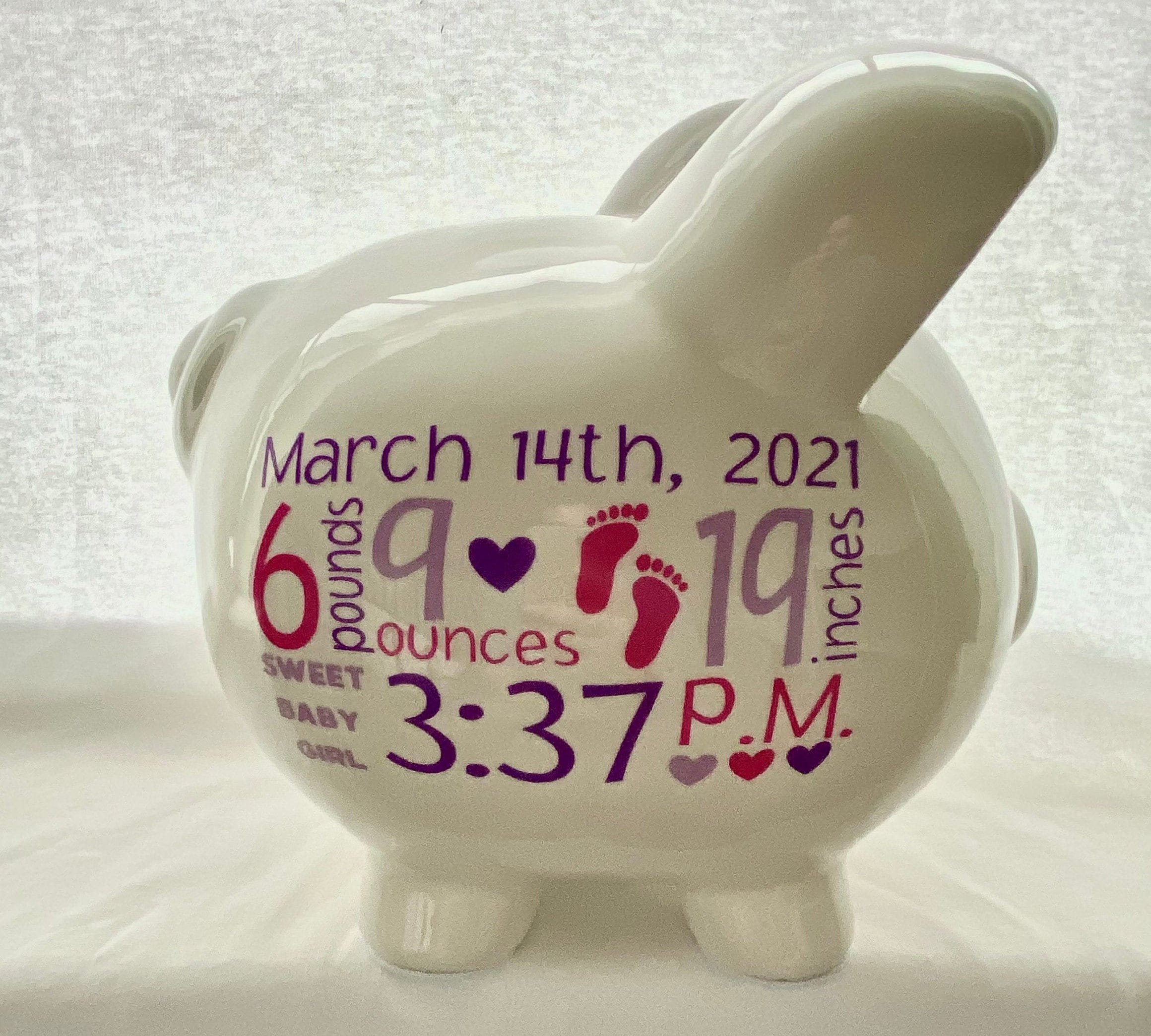 Personalized Piggy Bank Baby Piggy Bank Baby Gift Baby Boy - Etsy