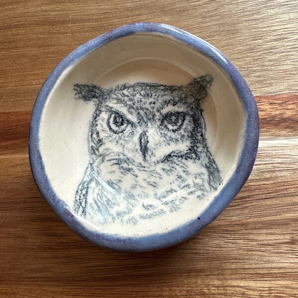 Owl Dish - Etsy