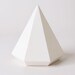 Pyramidal Tray | Geometric Pyramid Organizer | Jewelry & LED Tealight ...
