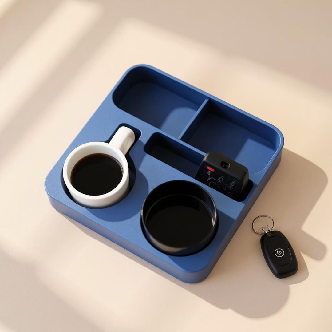 Coffee Table Caddy Organizer Living Room Storage Remote Control Holder ...