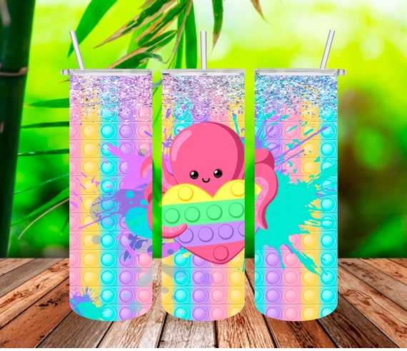Poppin Fidget Toy Pop It Template Digital File 20 Oz Skinny | Etsy