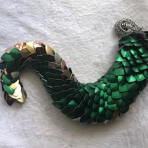 Tutorial: Dragon Tail - Scalemaille - Wearable - Chainmail - Internal ...